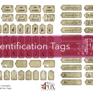 Identification Mini Tags, Digital Kit DIGI20 46 - Etsy