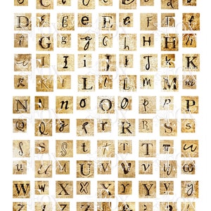 ALPHABITS - Digital Alphabet Tiles DIGI20 14 - Etsy