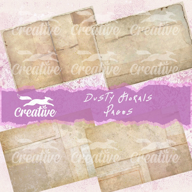 Dusty Florals Digital Journal Pages. DIGI21 30 - Etsy UK