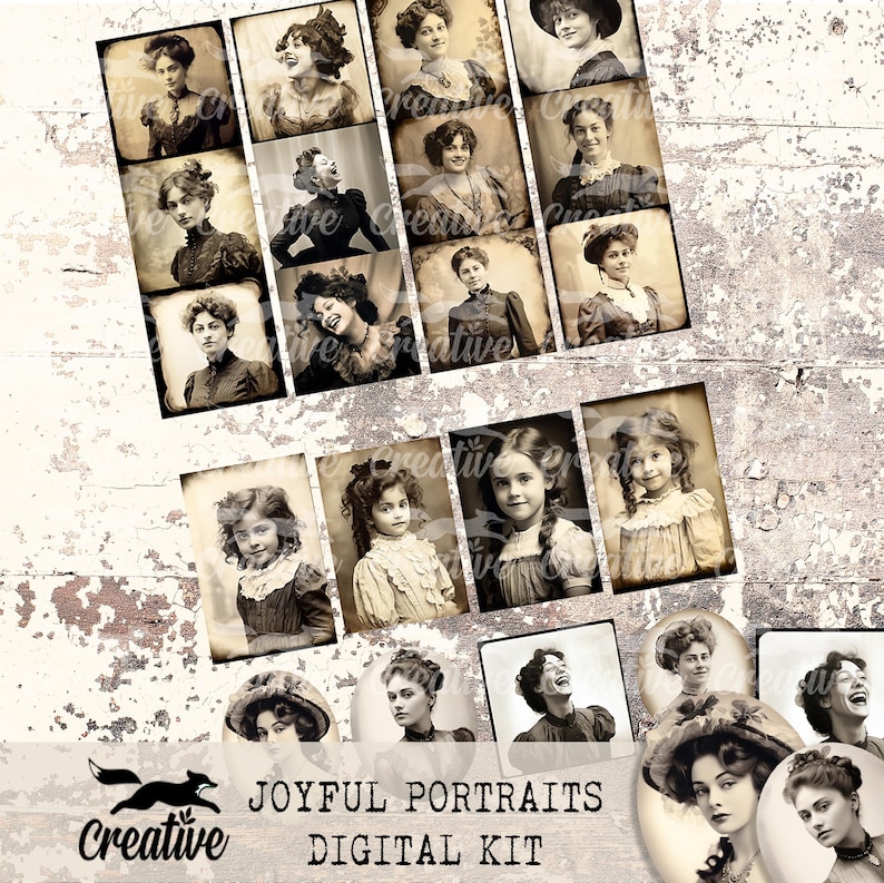 JOYFUL PORTRAITS, Digital Photograph Kit, Journal/scrapbooking ...