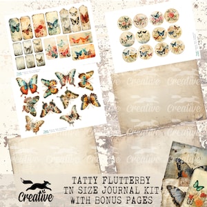 Tatty Flutterby: TN Digital Journal Kit bonus Pages Included DIGI23 43 ...