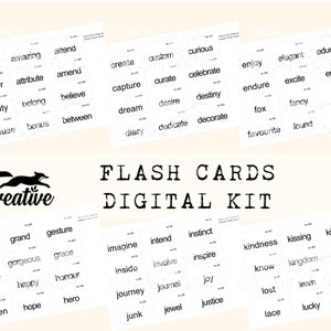 Flash Cards Digital Kit, DIGI22 39 - Etsy