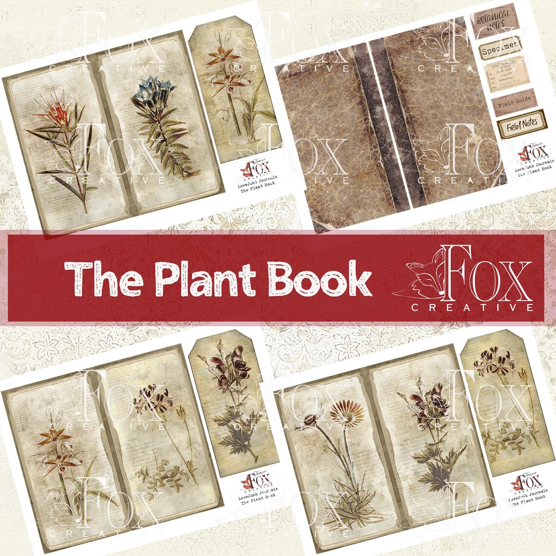THE PLANT BOOK, Digital Kit DIGI20 42 - Etsy