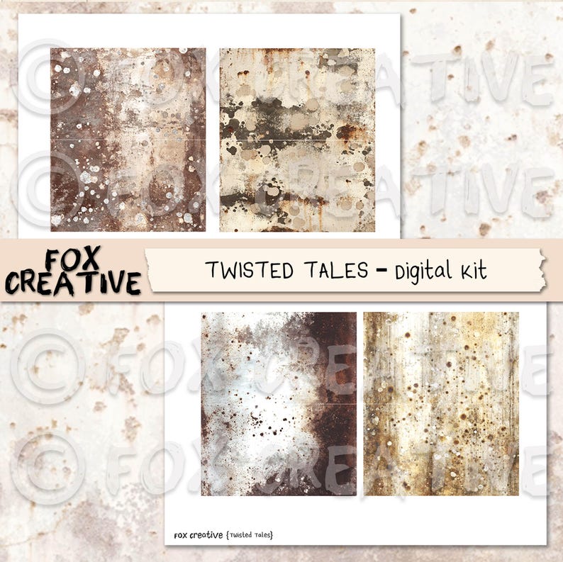 Twisted Tales Mini Junk Journal Kit, Grimm Fairytale Printable, Fantasy ...