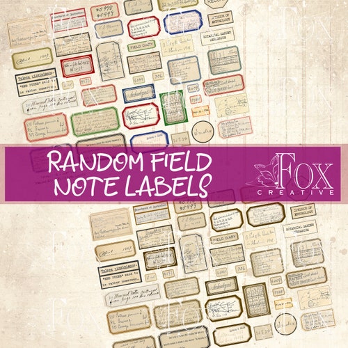 More Random Text Labels Digital Kit DIGI20 16 - Etsy