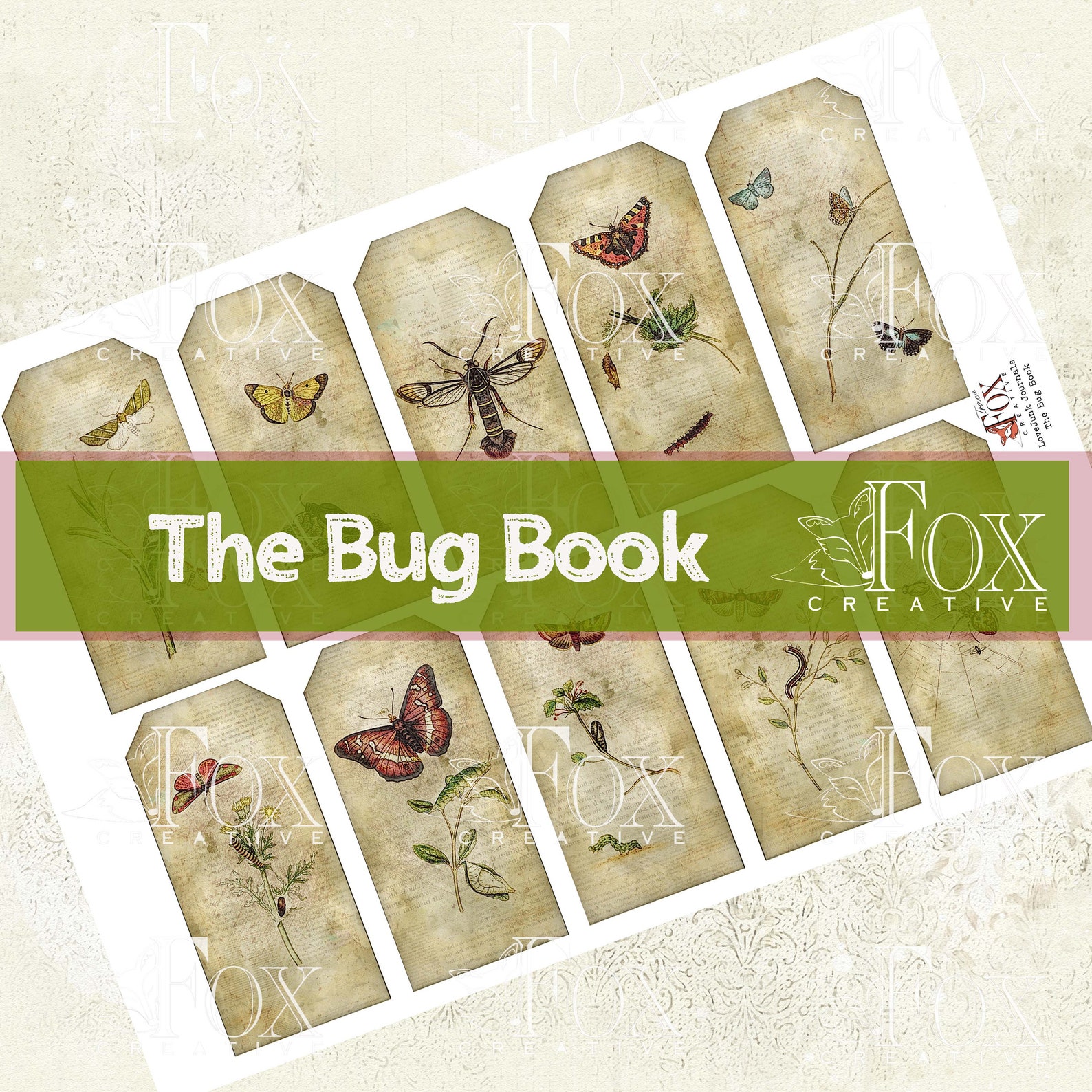 The Bug Book, Digital Kit DIGI20 41 - Etsy