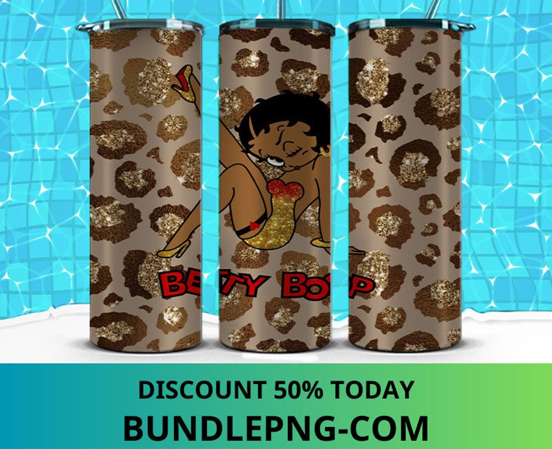 Betty Boop Skinny Tumbler Wrap Betty Boop Tumbler Wrap Betty Etsy