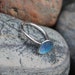 Silver Ocean Ring, Blue Enamel, the Sea and Me, Handmade Jewellery ...