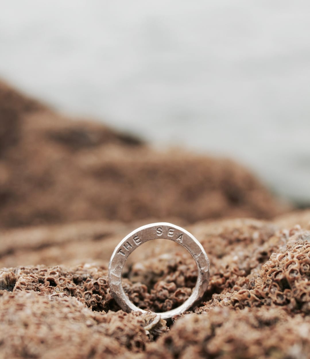 Silver Sea Ring, Ocean Inspired, Rustic Jewellery, Wild Swimmer ...