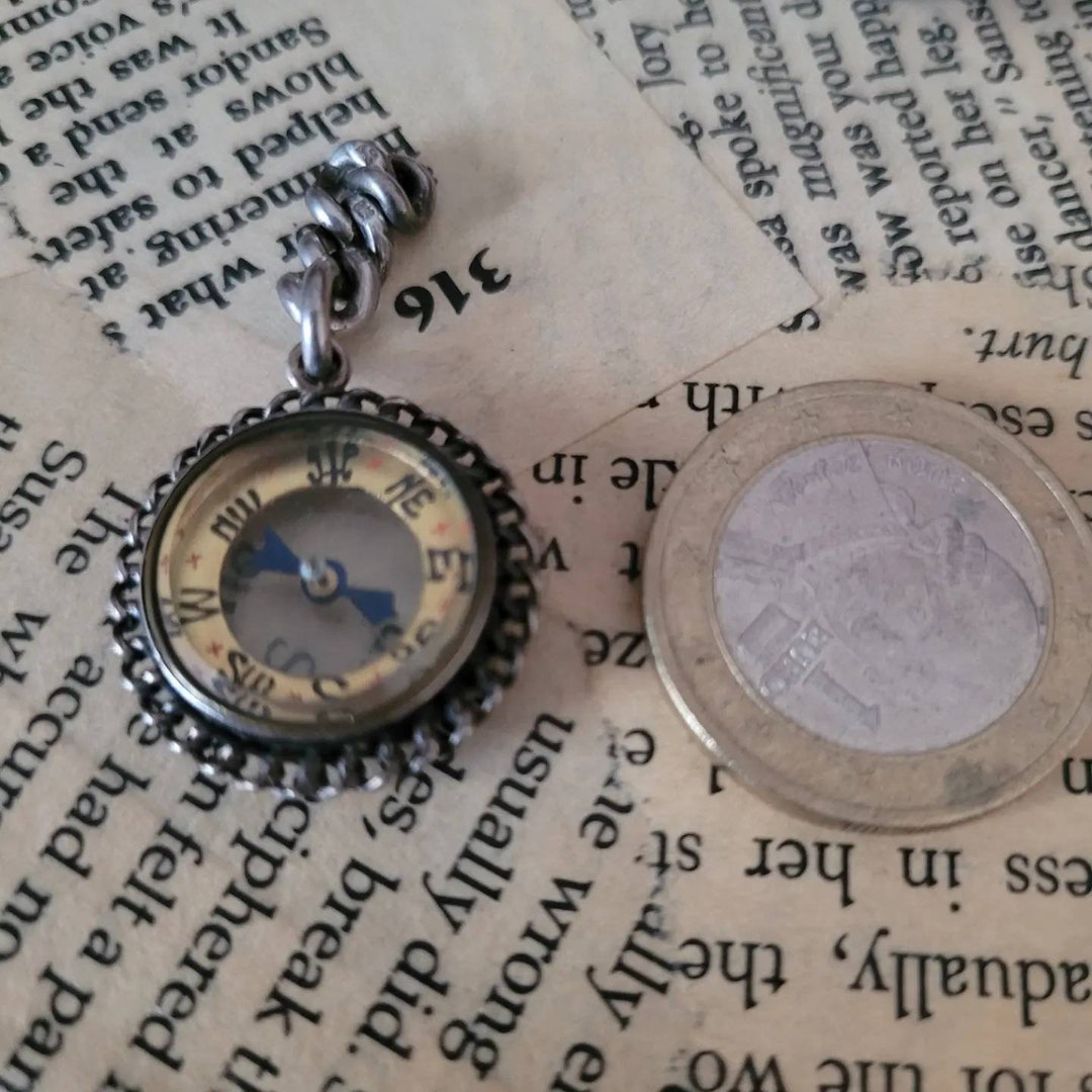 Antique Compass Watch Fob, Antique Fob, Watch Fob - Etsy