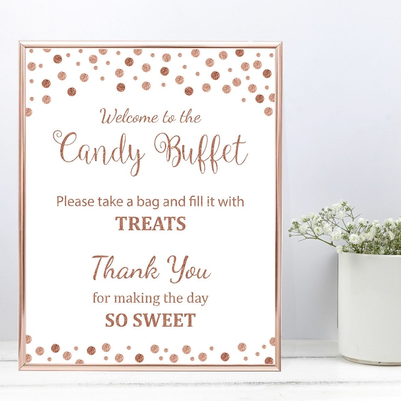 Candy Buffet Sign - Etsy