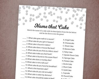 Name that cake game | Etsy