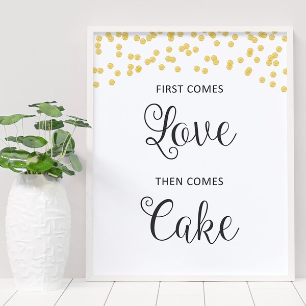 First Comes Love - Etsy