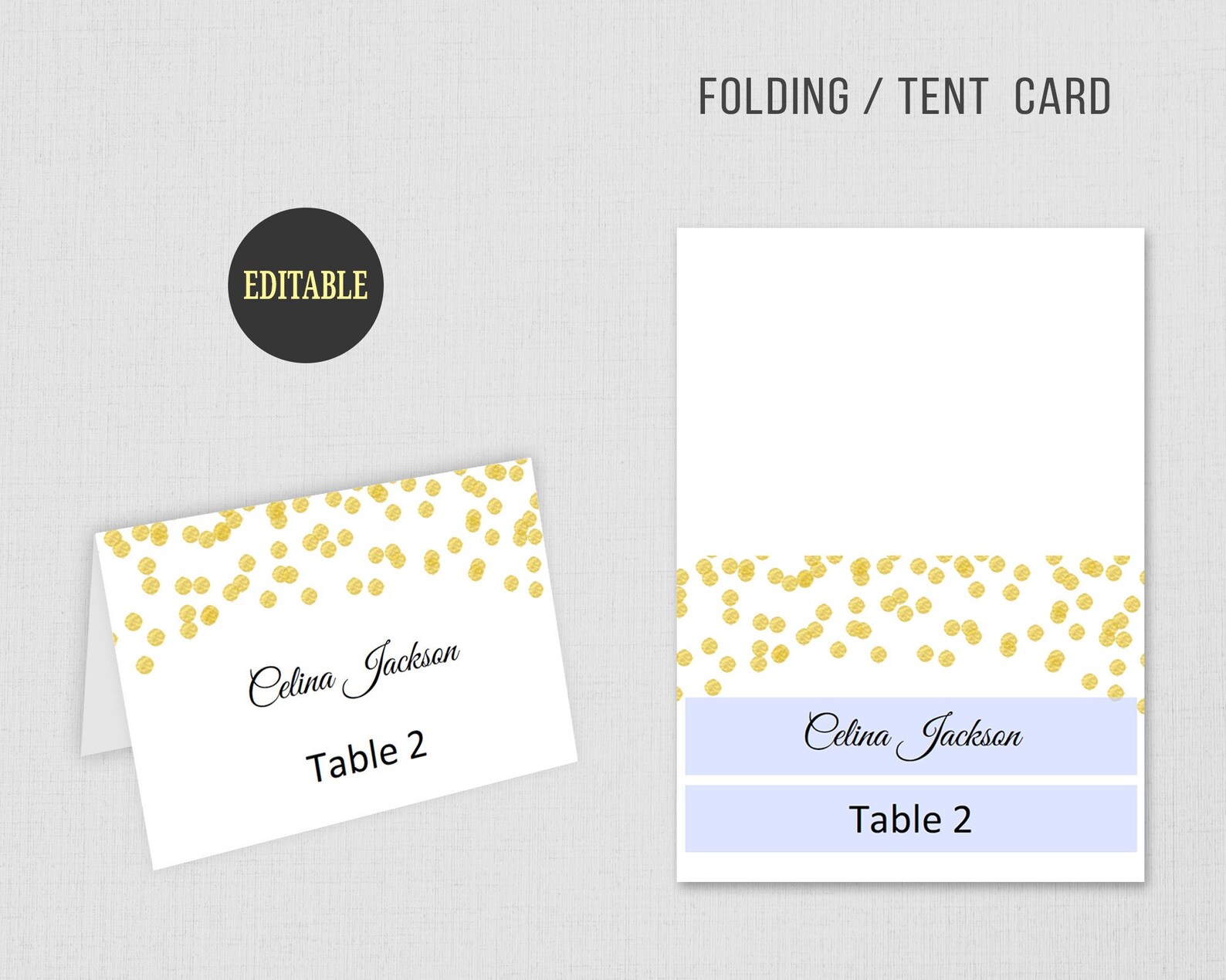 EDITABLE Table Numbers Reserved Table Sign Wedding Table - Etsy