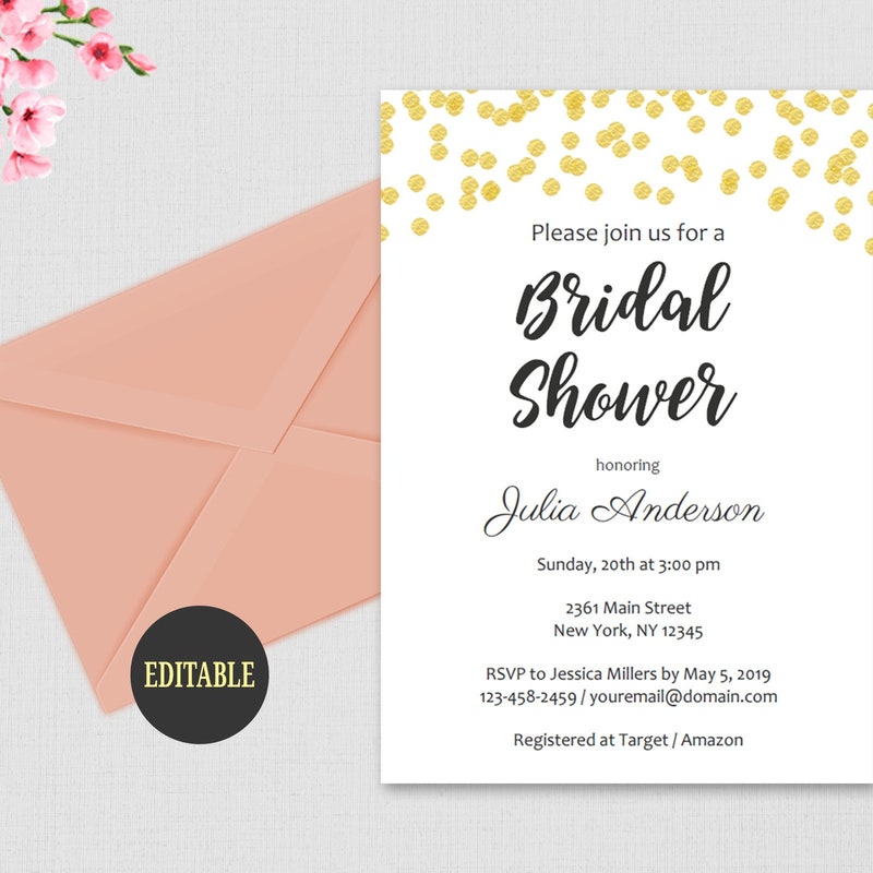 Polka Dot Invites Etsy