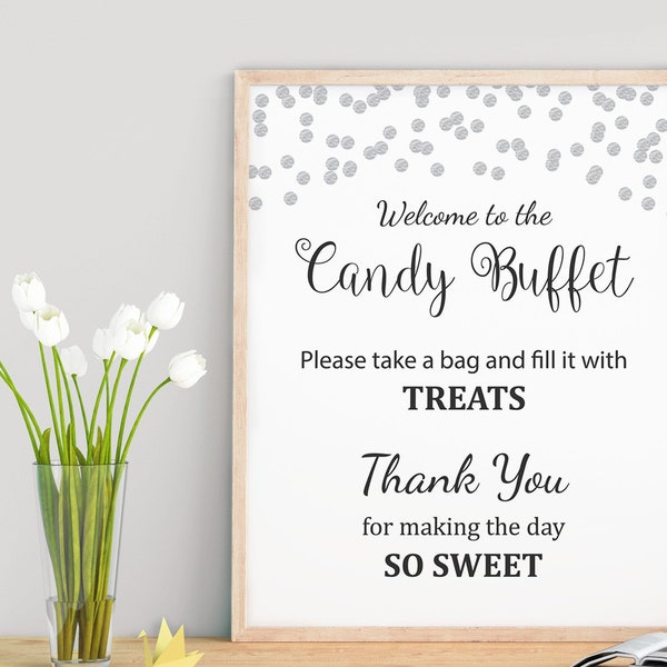 Candy Buffet Sign - Etsy