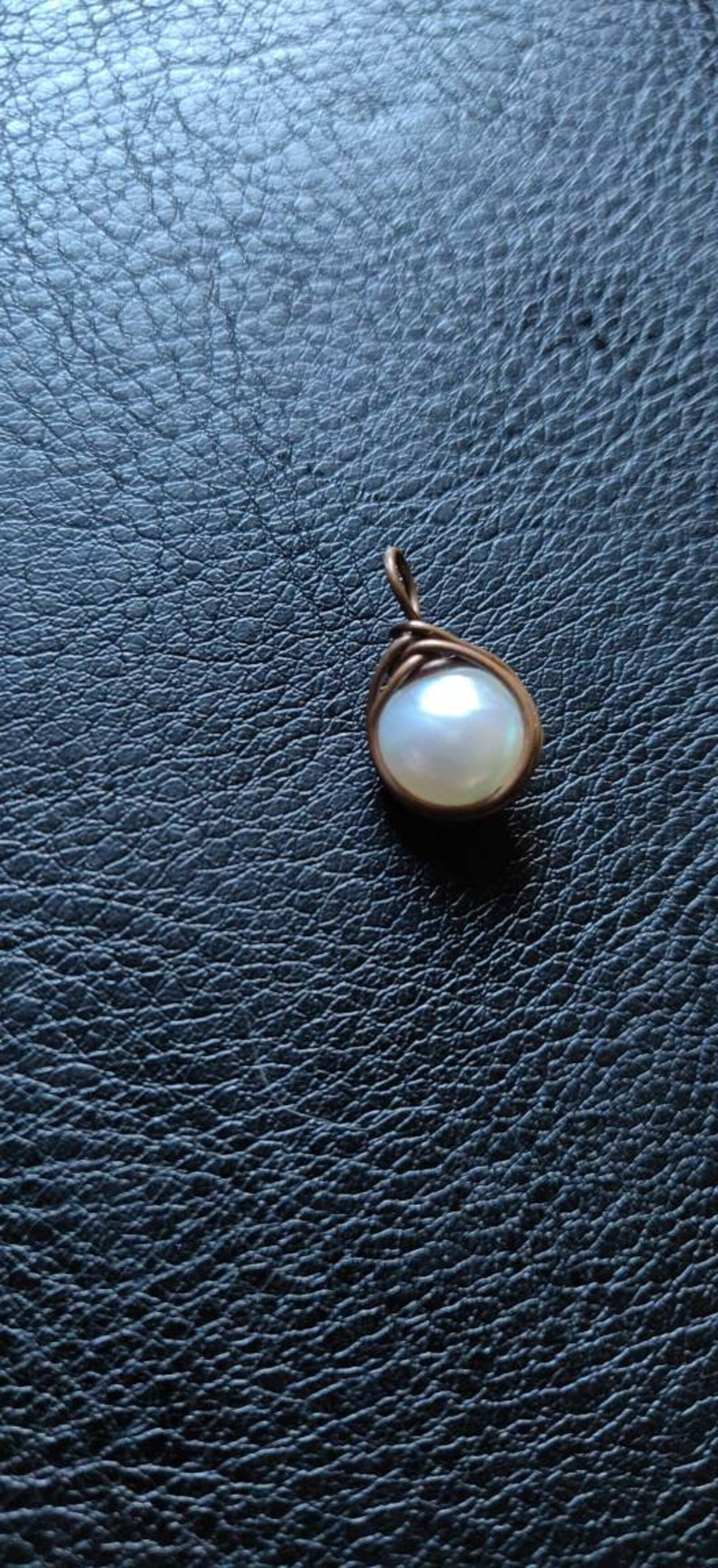 Wire Wrapped Pearl - Etsy