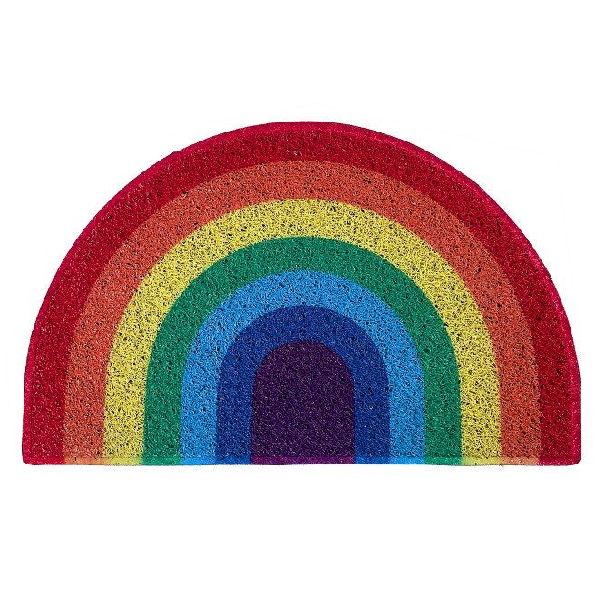 Rainbow Door Mat Home Washable Front Entrance Mat Gay - Etsy UK