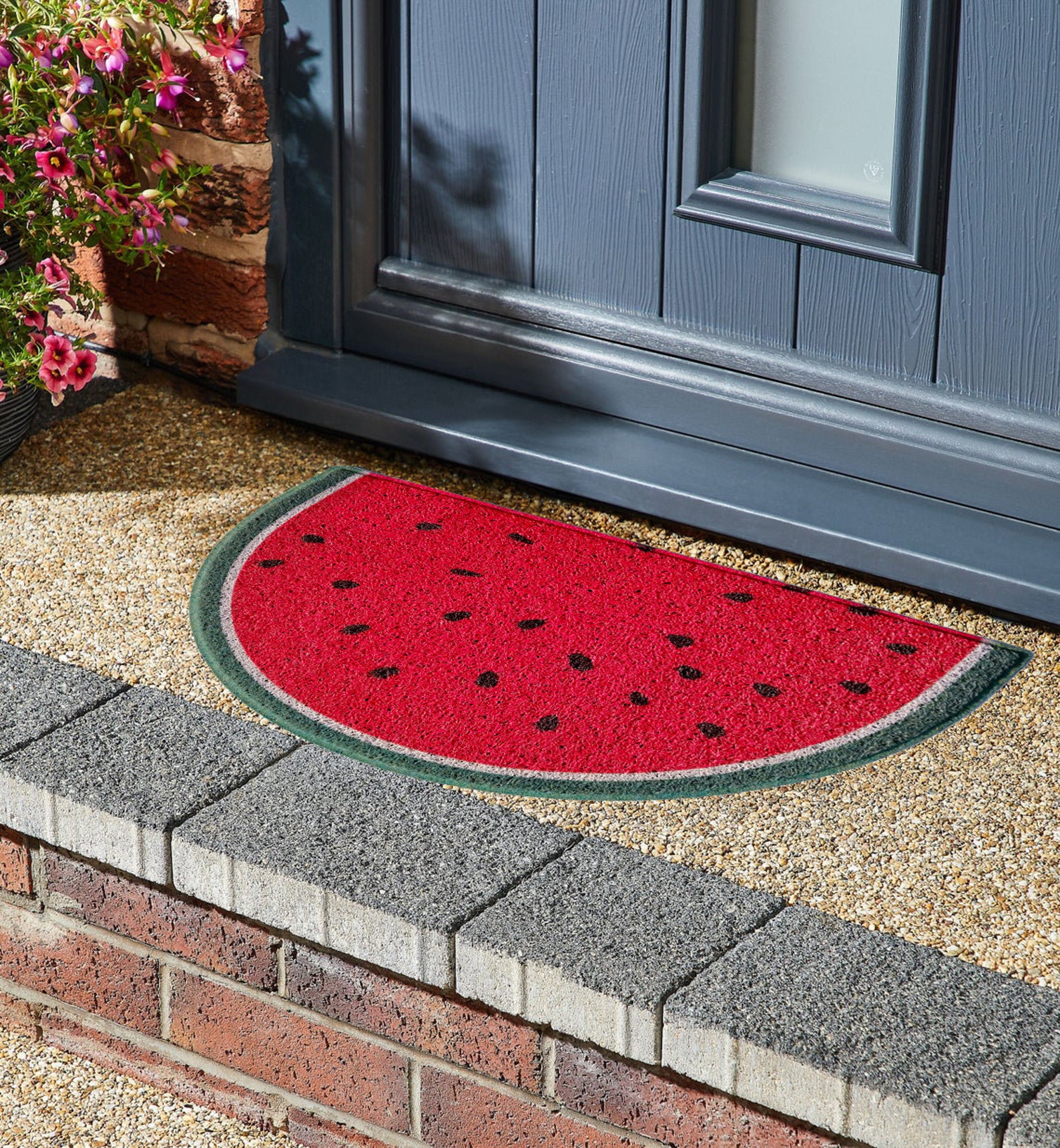 Watermelon Door Mat Half Circle Entrance Welcome Floor Mat - Etsy