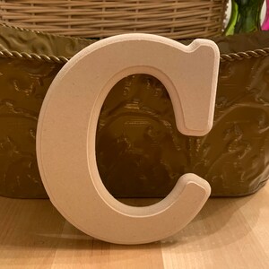 Wood Letters, 6 Inch LETTER C - Etsy