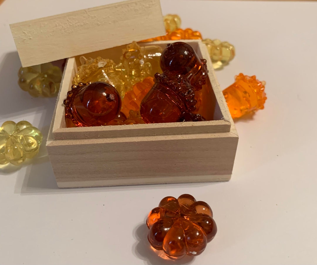 Unfinished Wood Box With Lid: Montessori Color Box, DIY Crafting (3x3x2 ...