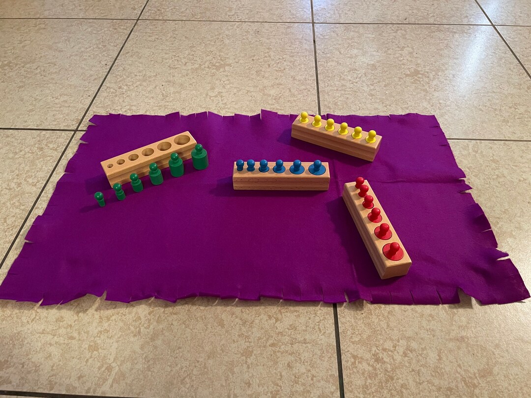 Montessori Work Mat, Handmade Fabric Mat for Montessori Work Area. - Etsy