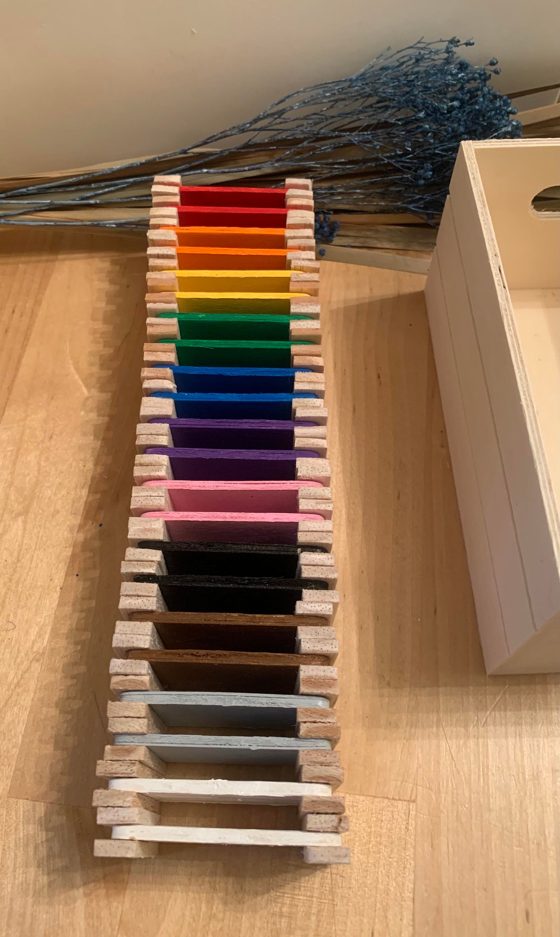 Handmade Montessori Color Box #2: Wooden Sensorial Learning Kit - Etsy