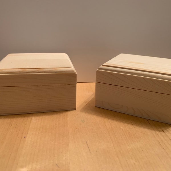 Unfinished Wood Box - Etsy