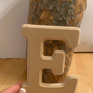 Wood Letters, 6 Inch LETTER E - Etsy