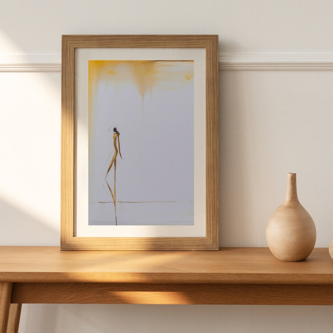 DIGITAL DOWNLOAD A5 Solitude Silhouette Art Minimalist Nordic Download ...