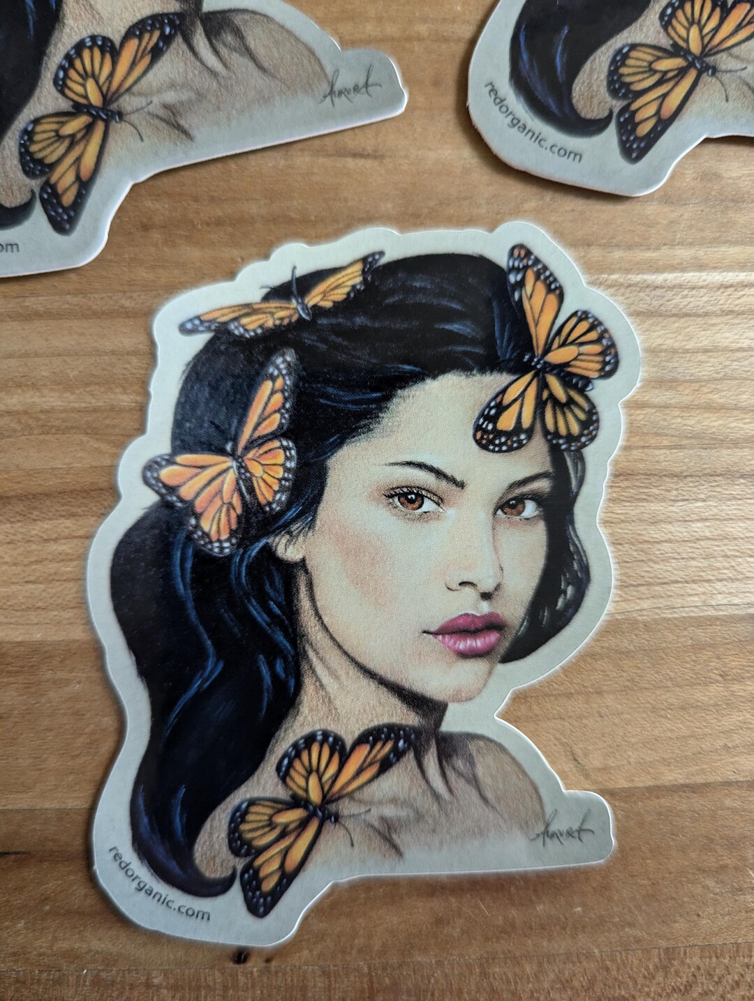 Butterfly Goddess Sticker // Goddess of Summer - Etsy