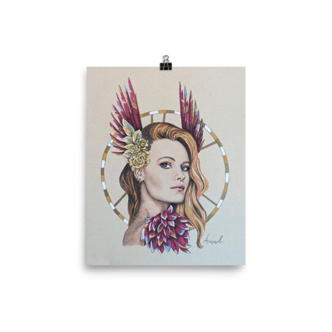 Freyja Art Print // Goddess Poster - Etsy