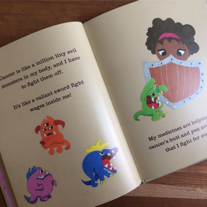 Gift for Mom With Cancer / Explaining Cancer to Children / Customizable ...