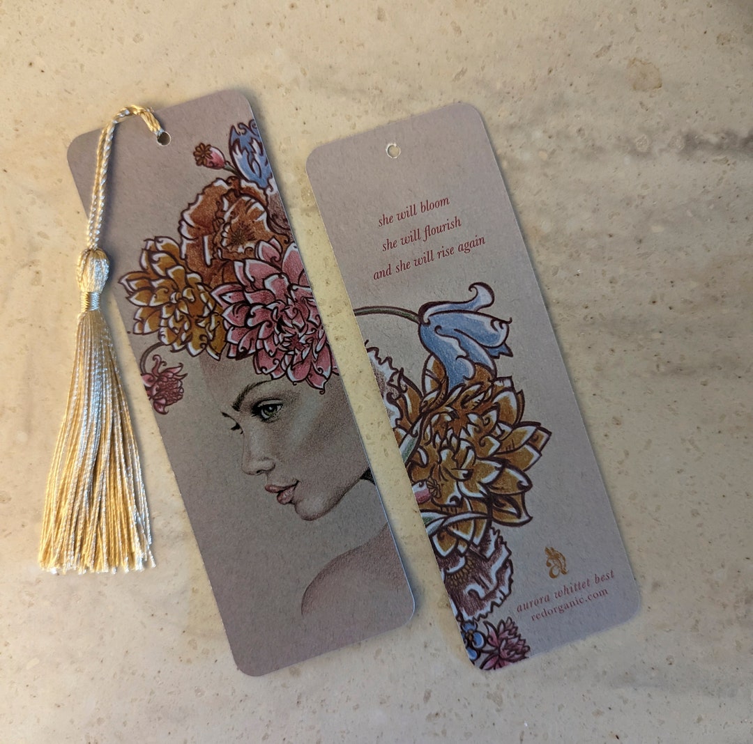 Goddess Bookmark LIMITED EDITION - Beaded Bookmark - Spring Goddess ...