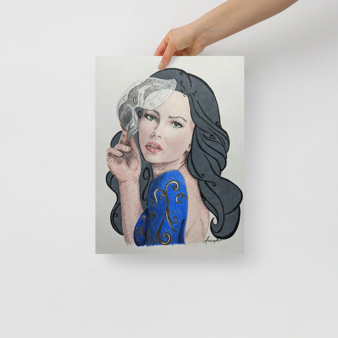 Masquerade Goddess Poster - Etsy