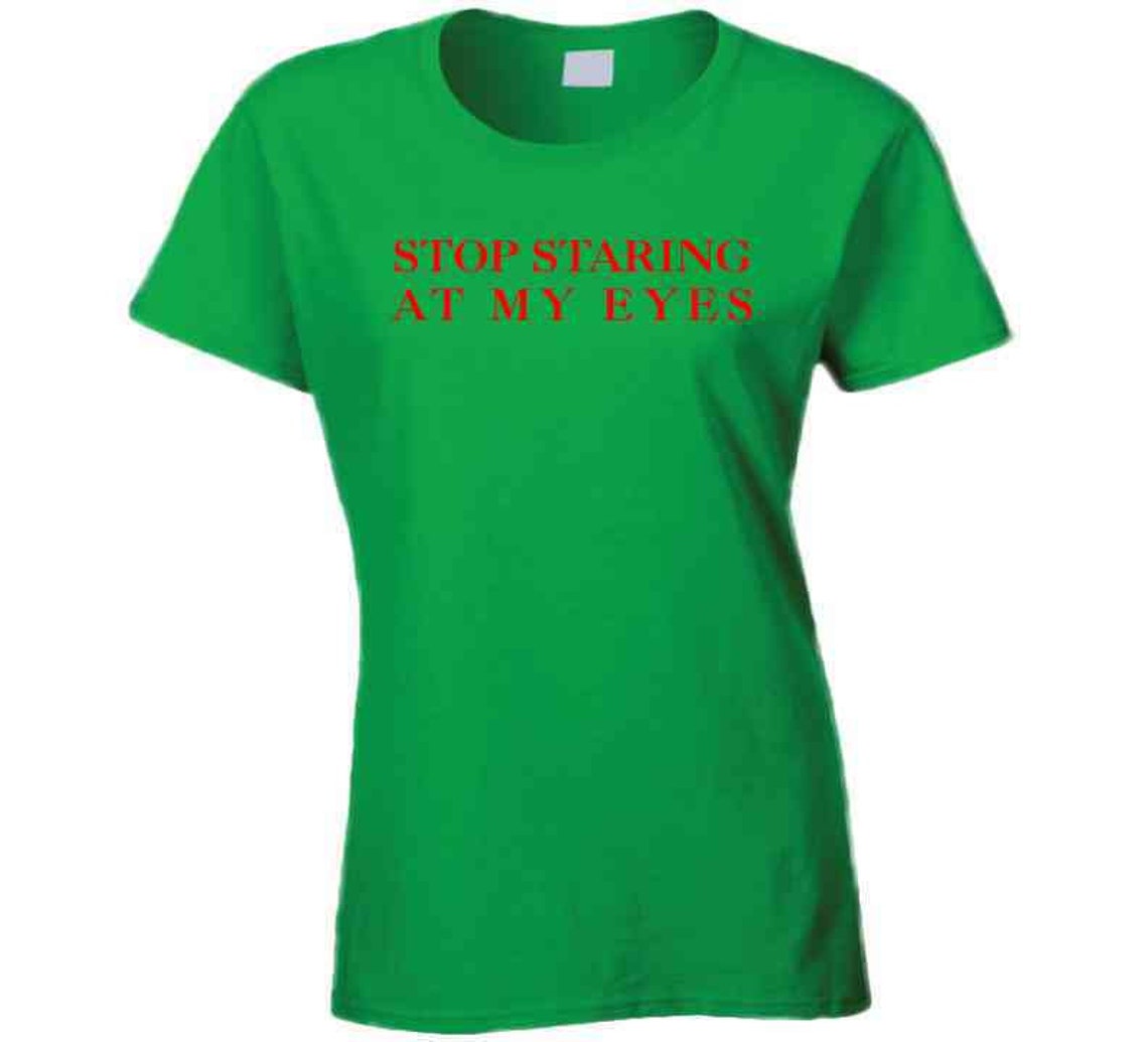 Alexandra Daddario Stop Staring At My Eyes Ladies Funny Movie | Etsy