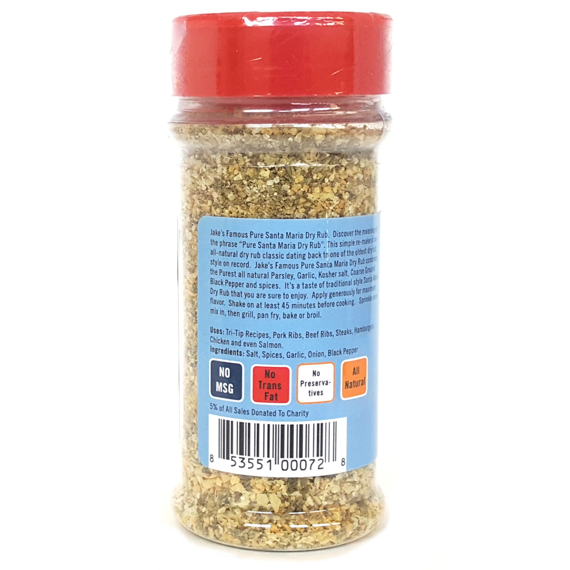 Jake's Famous Pure Santa Maria Seasoning Dry Rub 5 Oz - Etsy