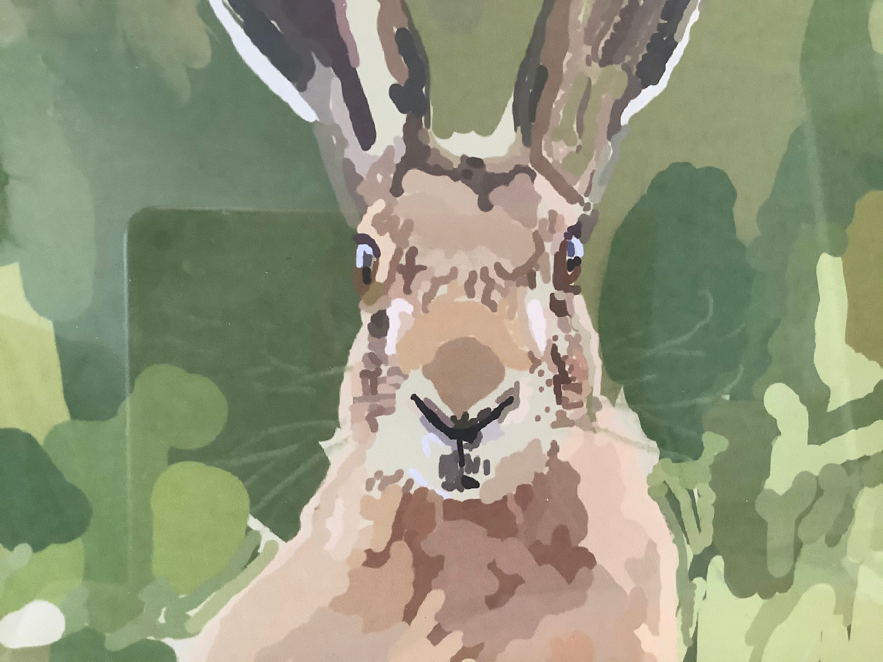 A4 Hare Inspired Original Art Work hare Raising Nature - Etsy UK