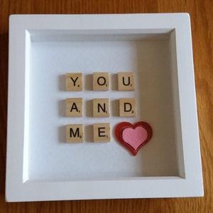 You and Me White Box Frame - Etsy
