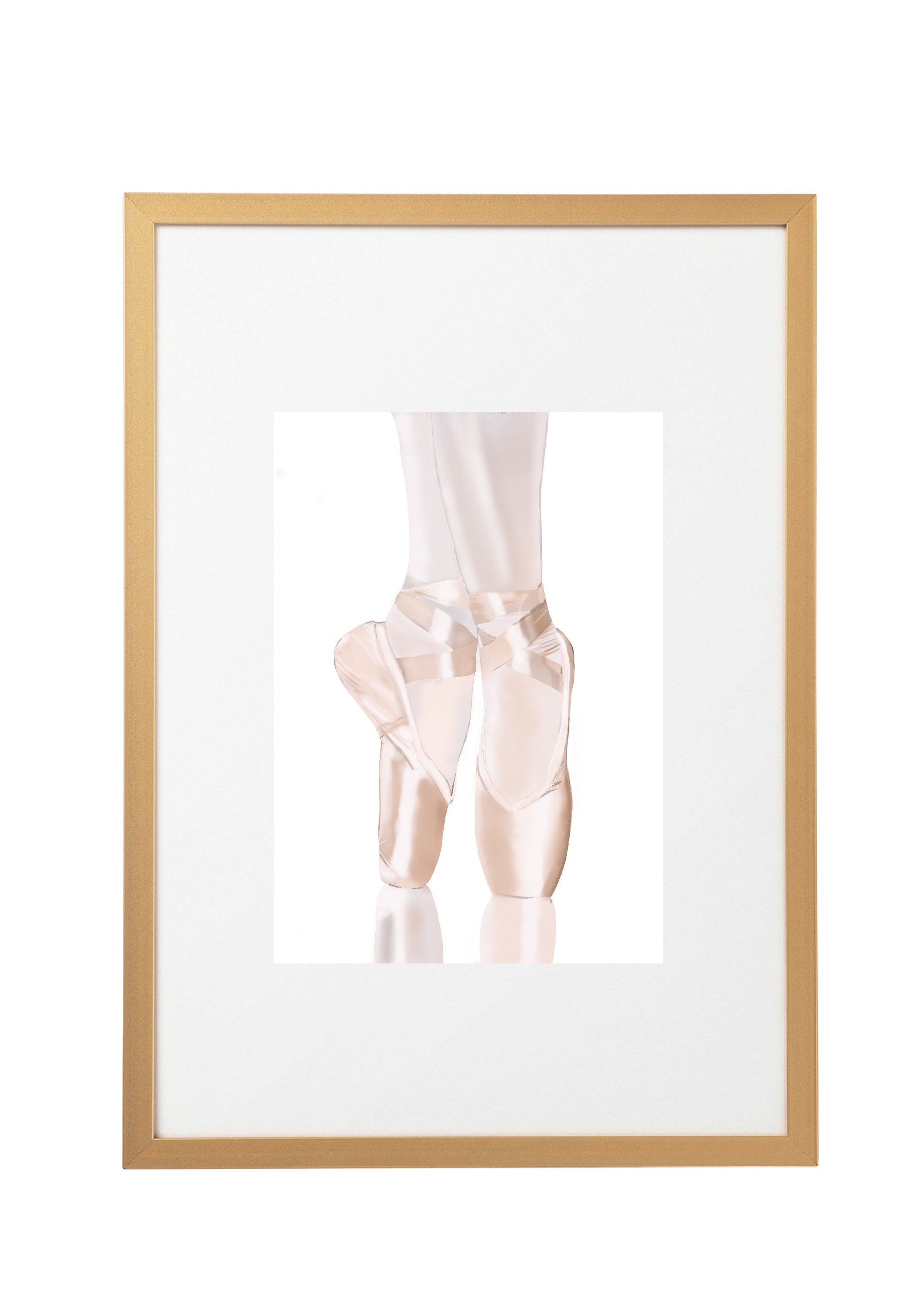 Ballet Shoes Print, Pointe Shoes, Ballerina Print, Gift for A Ballet ...