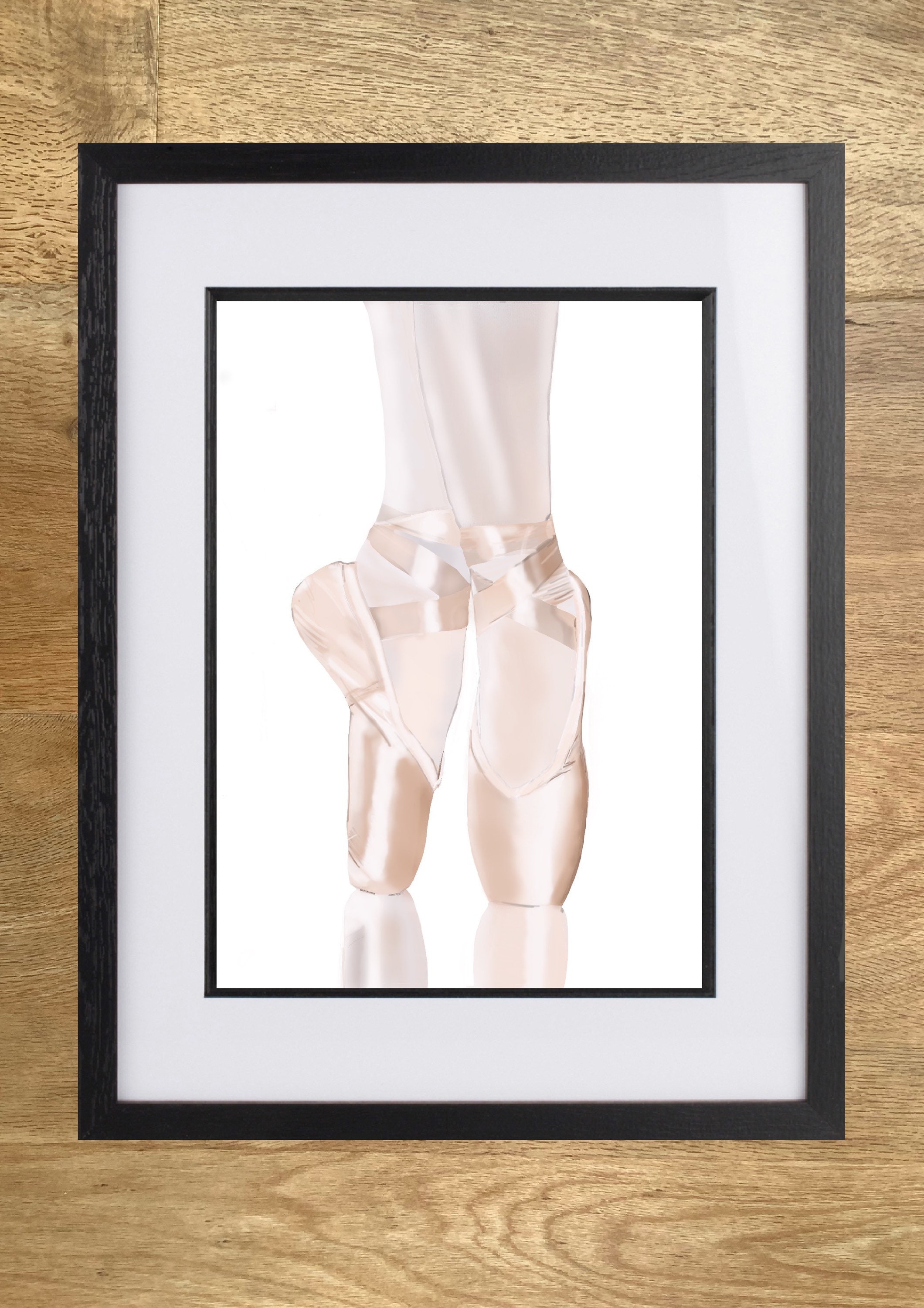 Ballet Shoes Print, Pointe Shoes, Ballerina Print, Gift for A Ballet ...