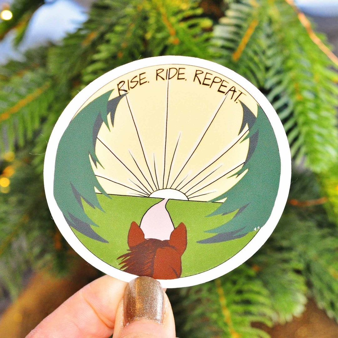 Horse Rider Sticker, Equestrian Sticker, Pony Sticker, Adventure Laptop ...