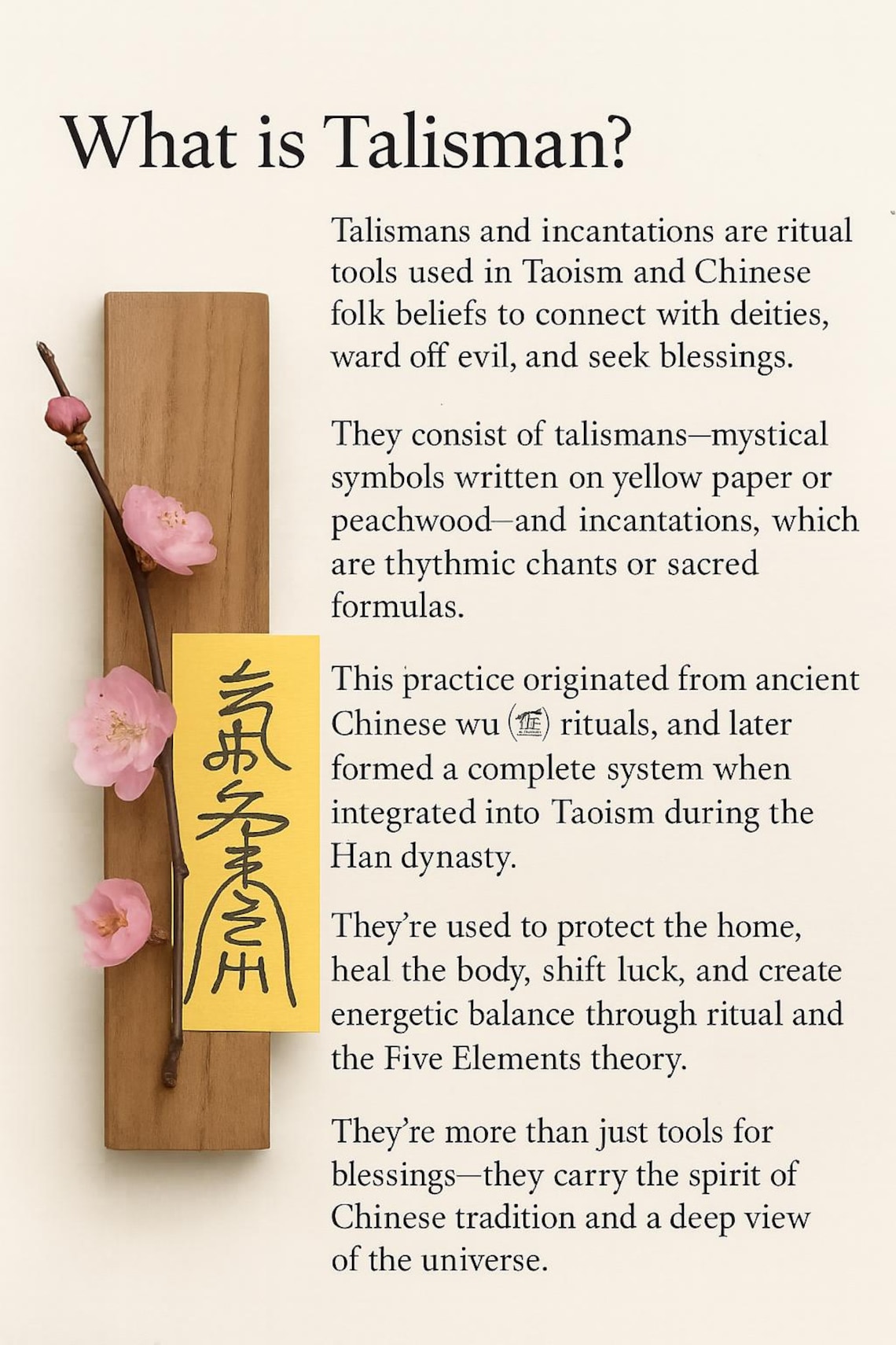 Personalized Taoist Talisman: Comprehensive Luck Hand-drawn Custom Fu ...