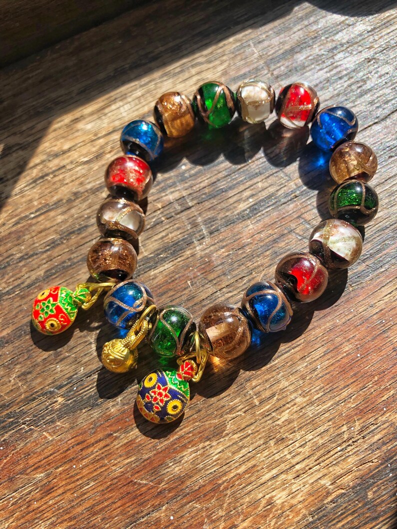 2026 Taoist Blessed Glazed Bead Bracelet: Wealth Protection Good Luck ...