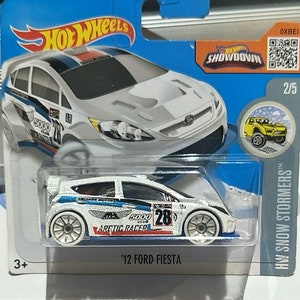 Hot Wheels Ford Fiesta White HW Snow Stormers Artic Racers Perfect ...