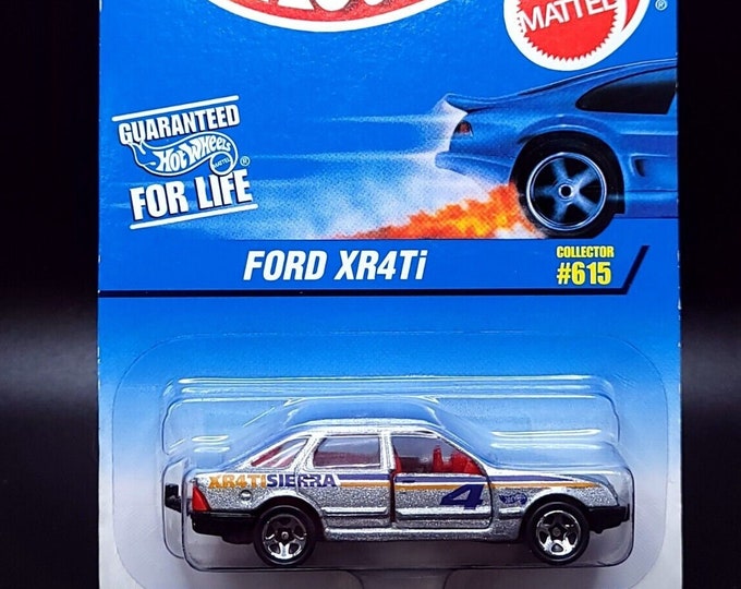 Hot Wheels Ford XR4TI Sierra Rally Car Silver 1997 Edition Perfect ...