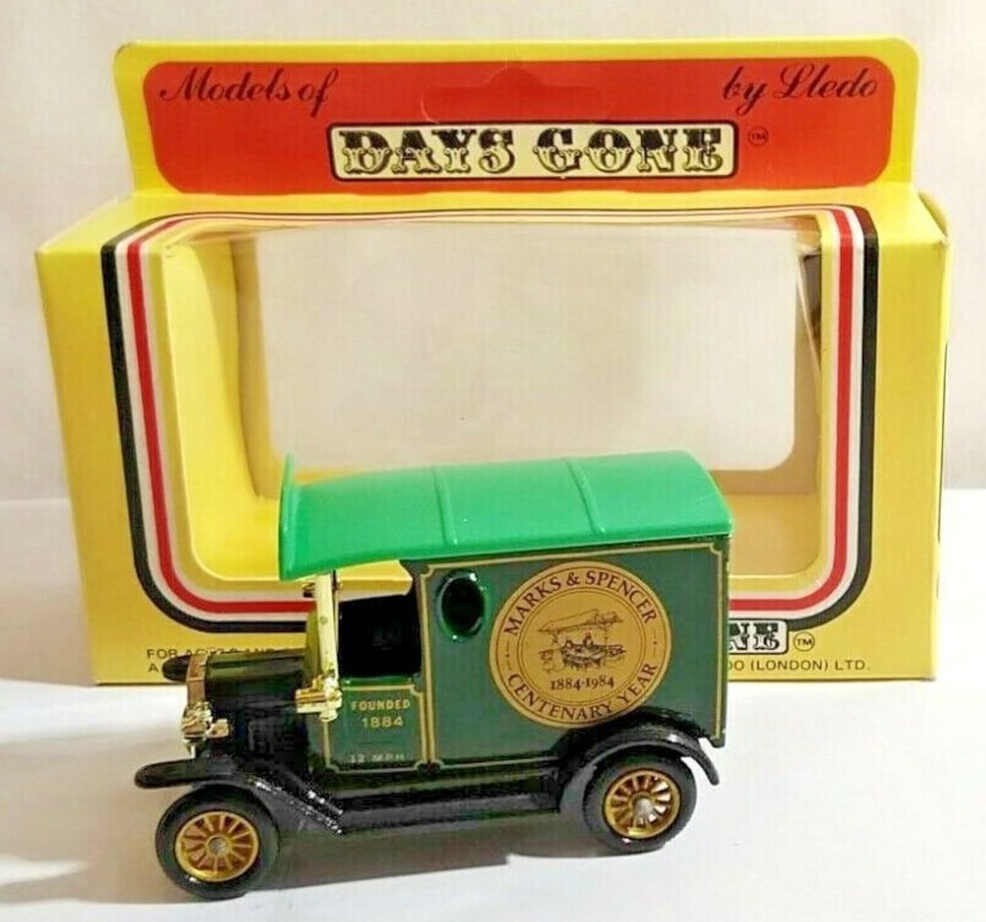 Lledo Days Gone Model T Ford Van Marks & Spencer Centenary Year Green ...