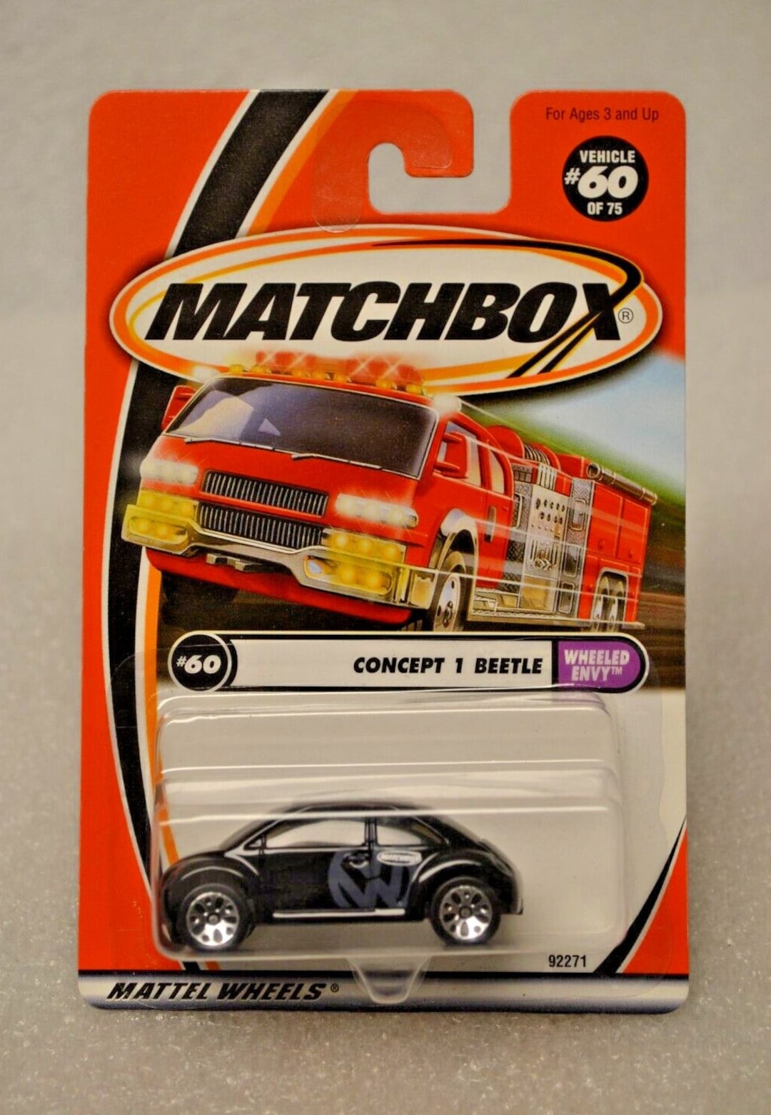 Matchbox Concept 1 Beetle Black Wheeled Envy 2001 Edition Birthday Gift ...