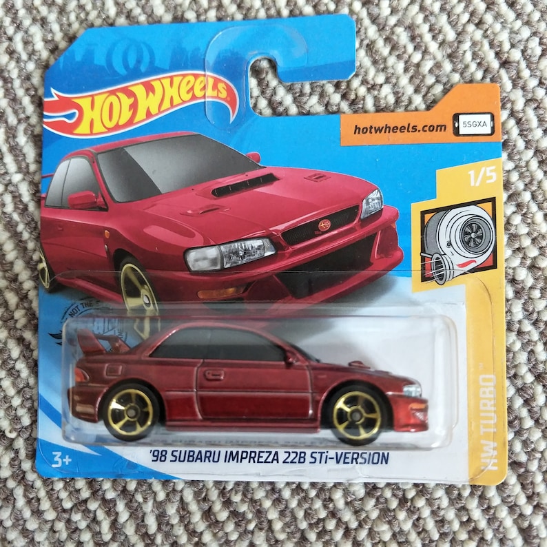 Hot Wheels 98 Subaru Impreza 22b Sti Version Red Hw Etsy