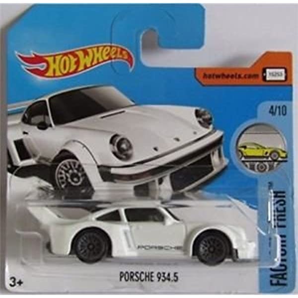 Hot Wheels Porsche 934.5 White Factory Fresh Perfect Birthday Gift Role ...